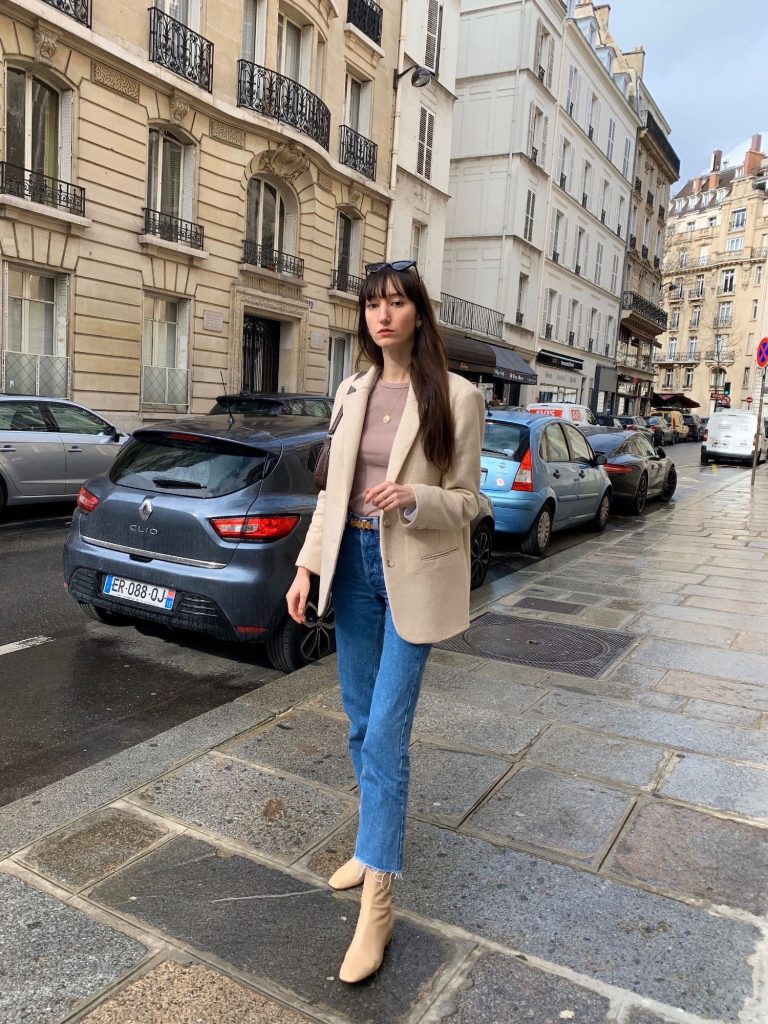 Rouje Jacques Blazer & Lara Boots Outfit