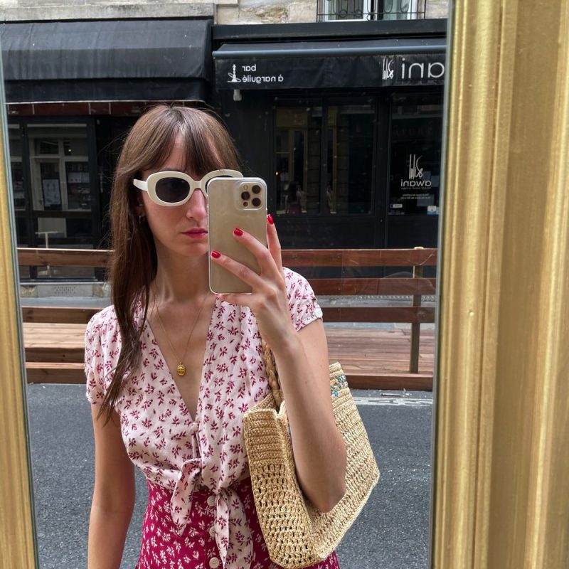 Le Bon Marché Straw Tote Bag