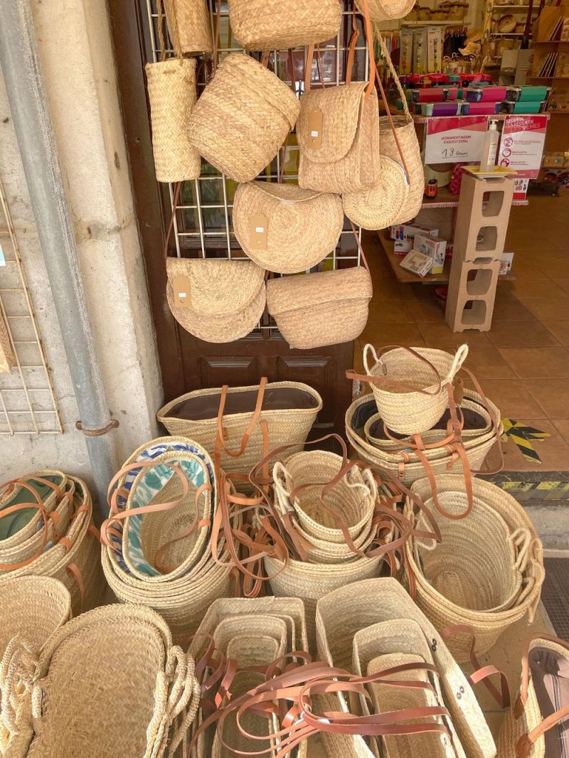 Where to Buy Classic French Straw Market Basket Tote Bags