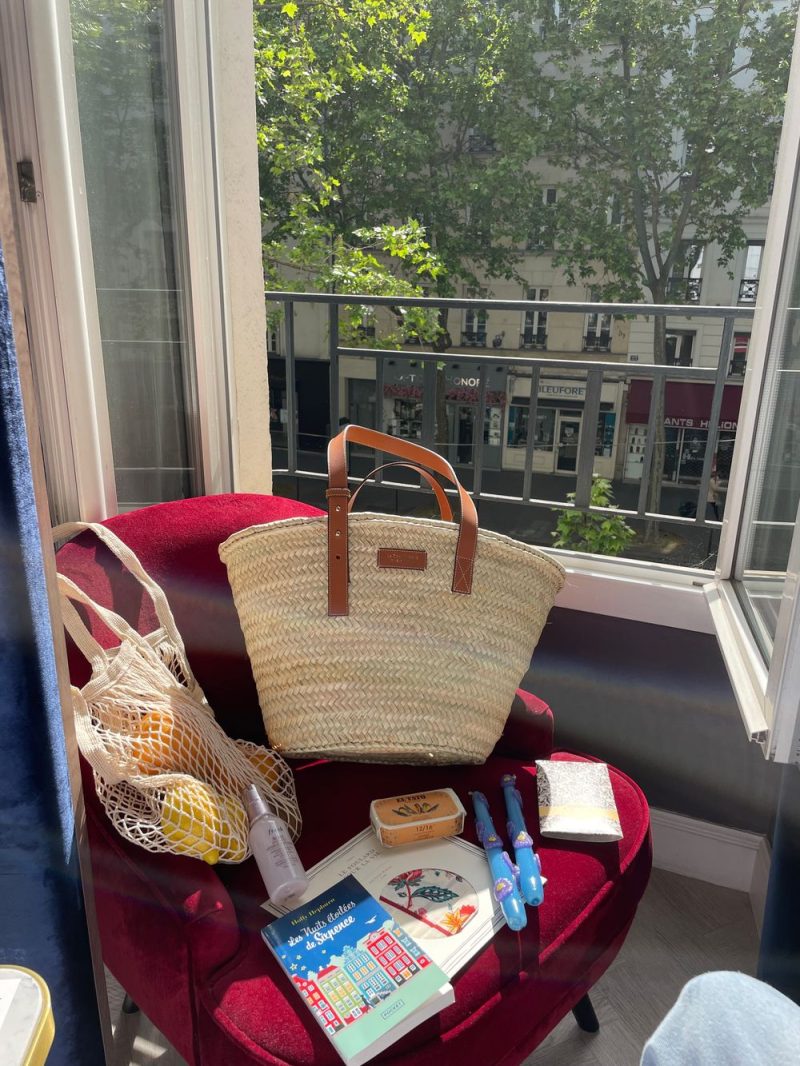 Le Bon Marché Straw Tote Bag